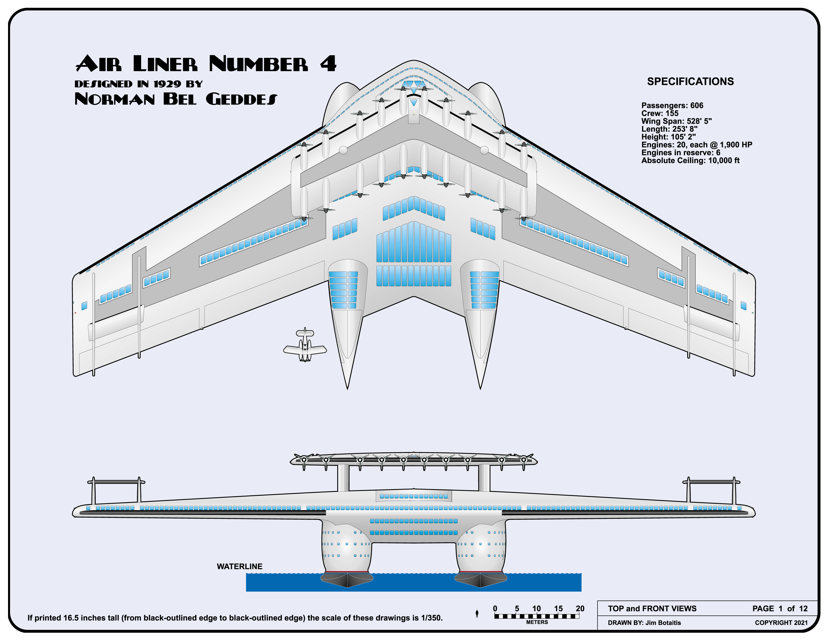 JBOT Decals - AIR LINER NUMBER 4