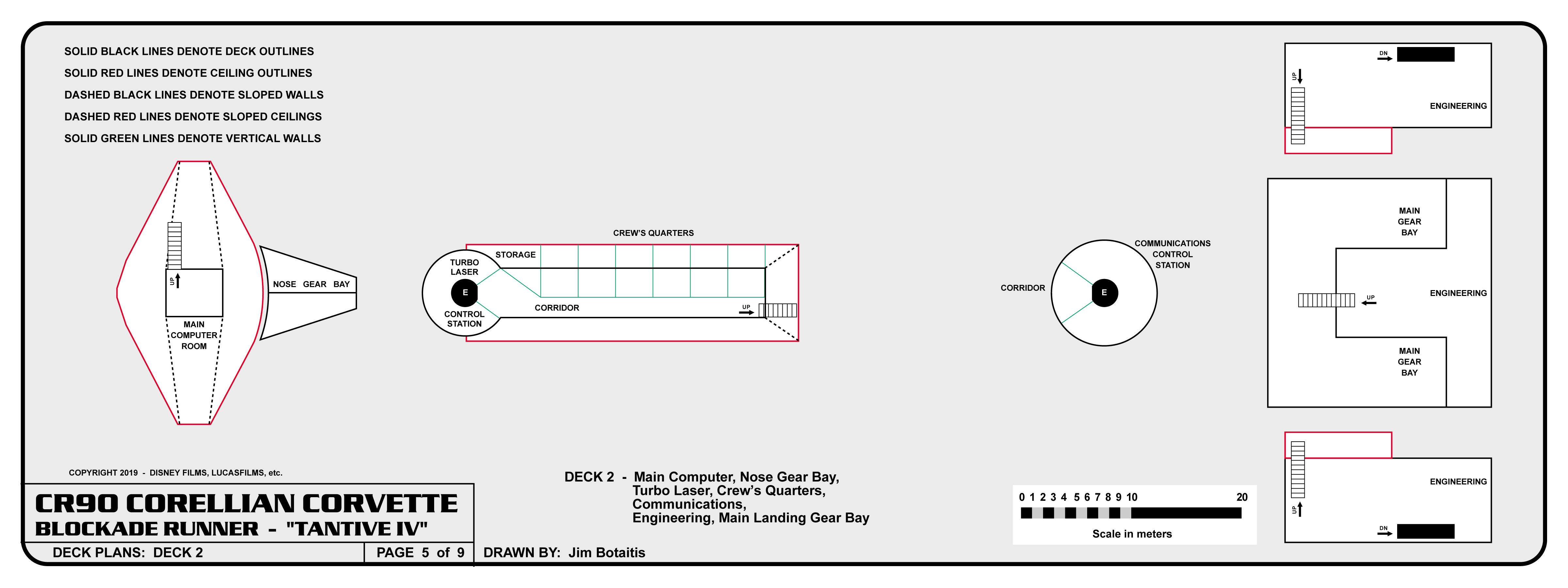 JBOT Decals - Tantive IV (Blockade Runner) - Star Wars