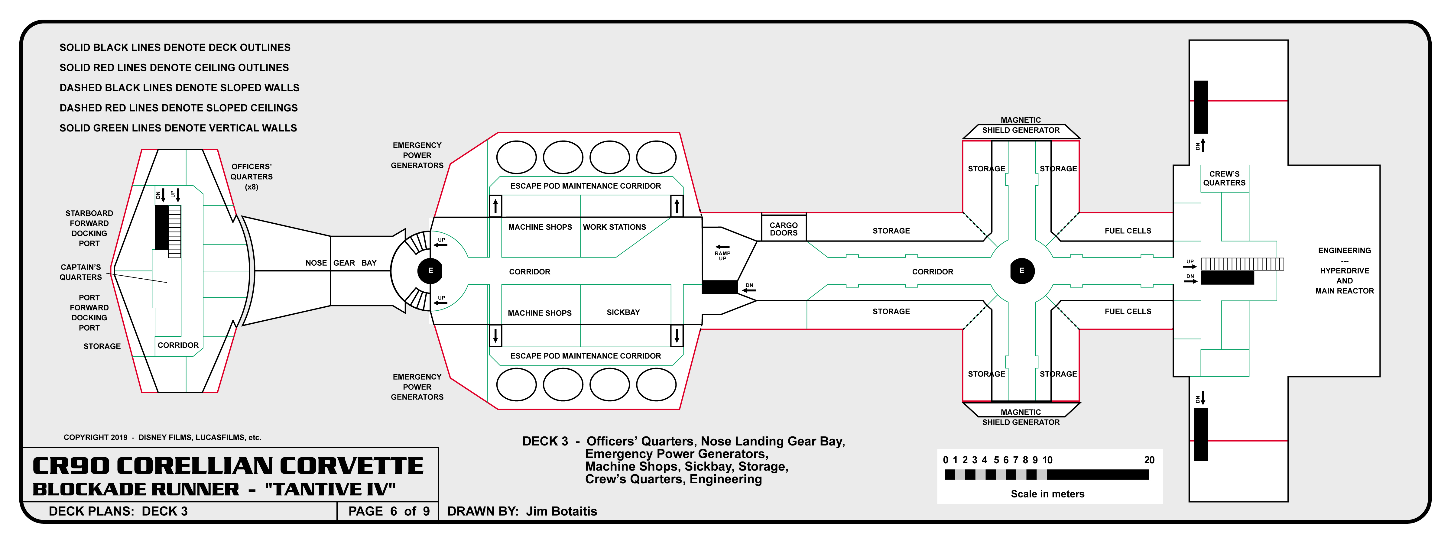 JBOT Decals - Tantive IV (Blockade Runner) - Star Wars