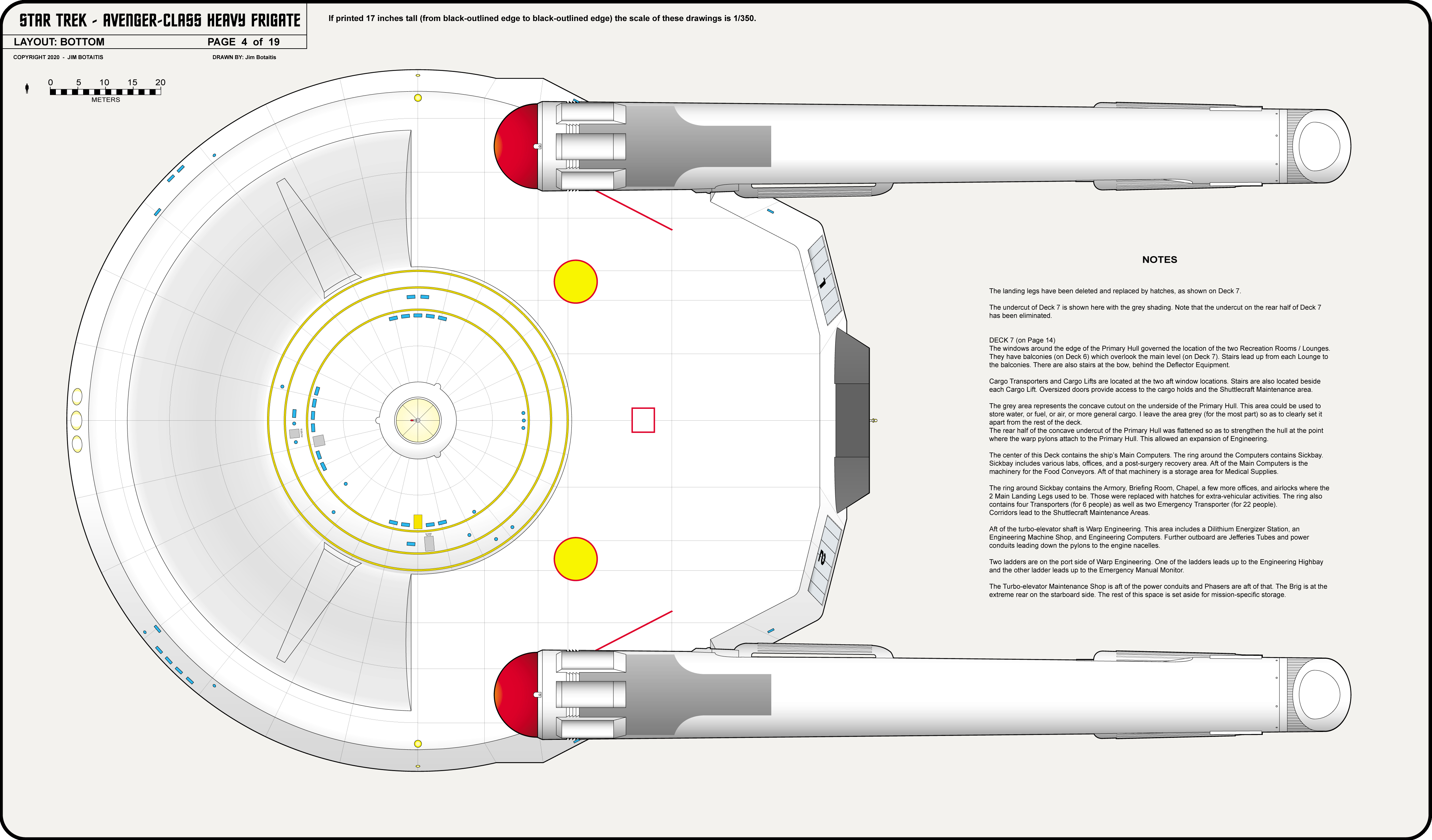 JBOT Decals - Avenger Heavy Frigate (Star Trek - TOS)